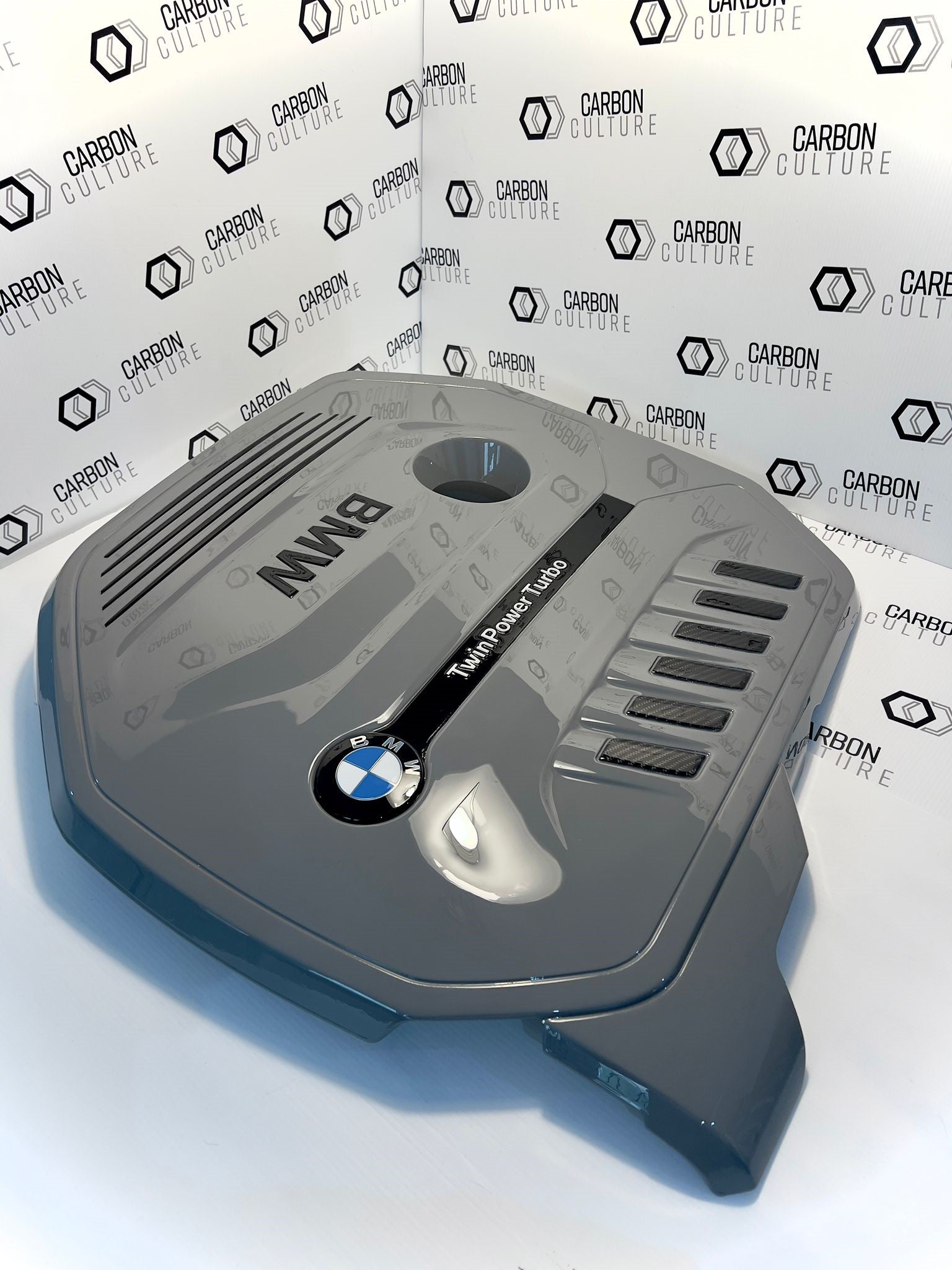 Painted Engine Cover – Carbon Culture