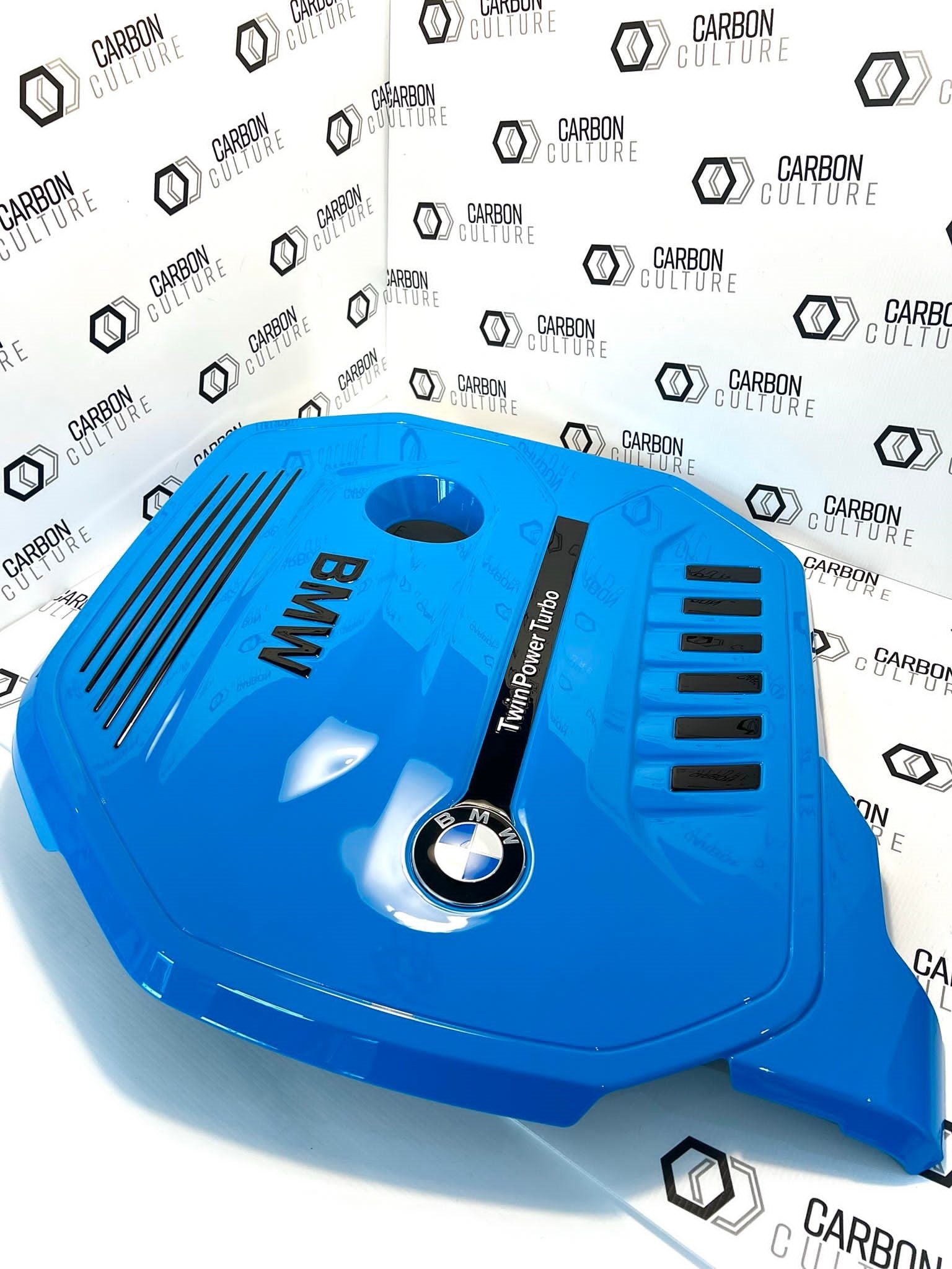 Painted Engine Cover – Carbon Culture